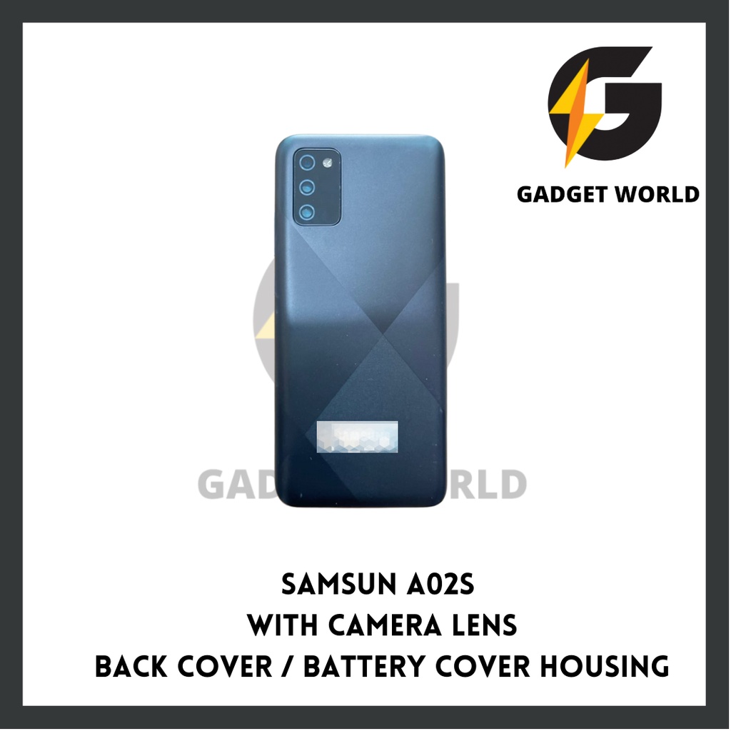 GADGET WORLD [ READY STOCK ] SAMSUN A02S BATTERY COVER, BACK GLASS ...