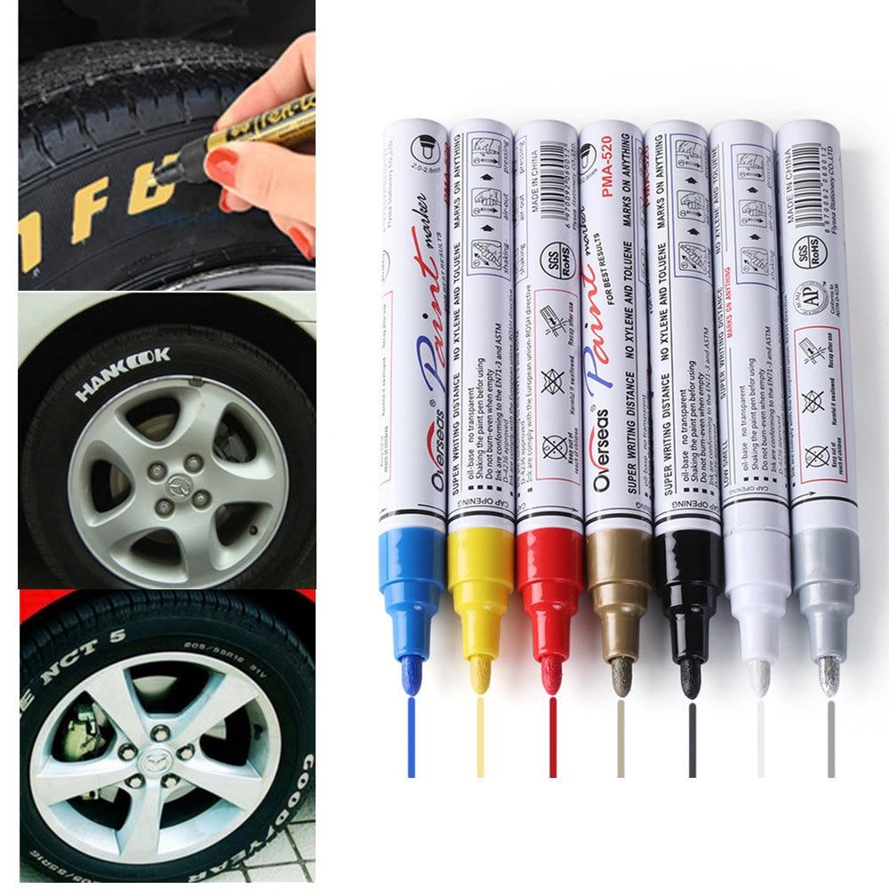 Cars and motorcycles color waterproof pen tread CD metal permanent ...