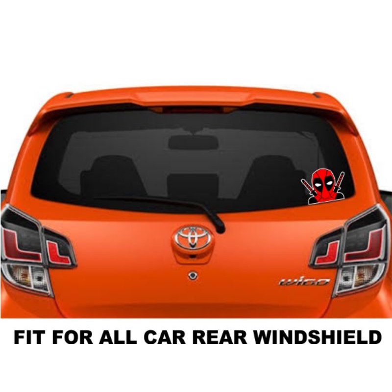 Toyota Wigo/Avanza/Hiace/Rush/Innova/Fortuner/Vios Deadpool Sticker for ...
