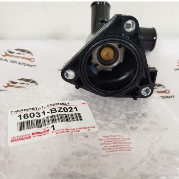 GENUINE TOYOTA THERMOSTAT AVANZA F654 VIOS NSP151 (16031-BZ021 ...