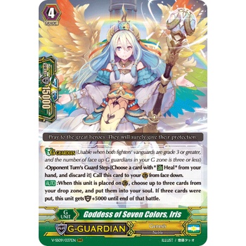 Cardfight Vanguard V-SS09 V-SS09/037EN Goddess of Seven Colors, Iris Genesis RRR (English ...