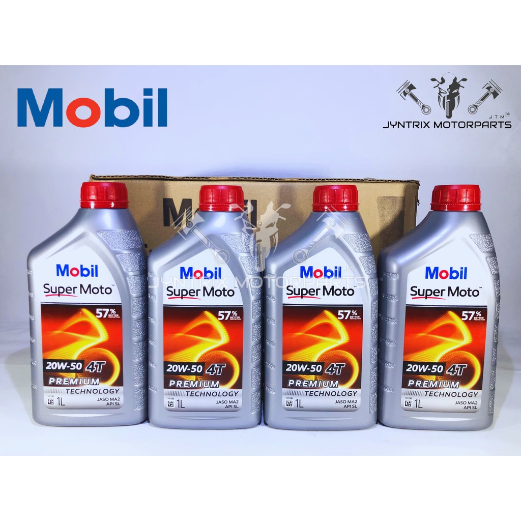 🔥MOBIL ENGINE OIL🔥 PREMIUM 20W-50 (1 Litre) | Shopee Malaysia
