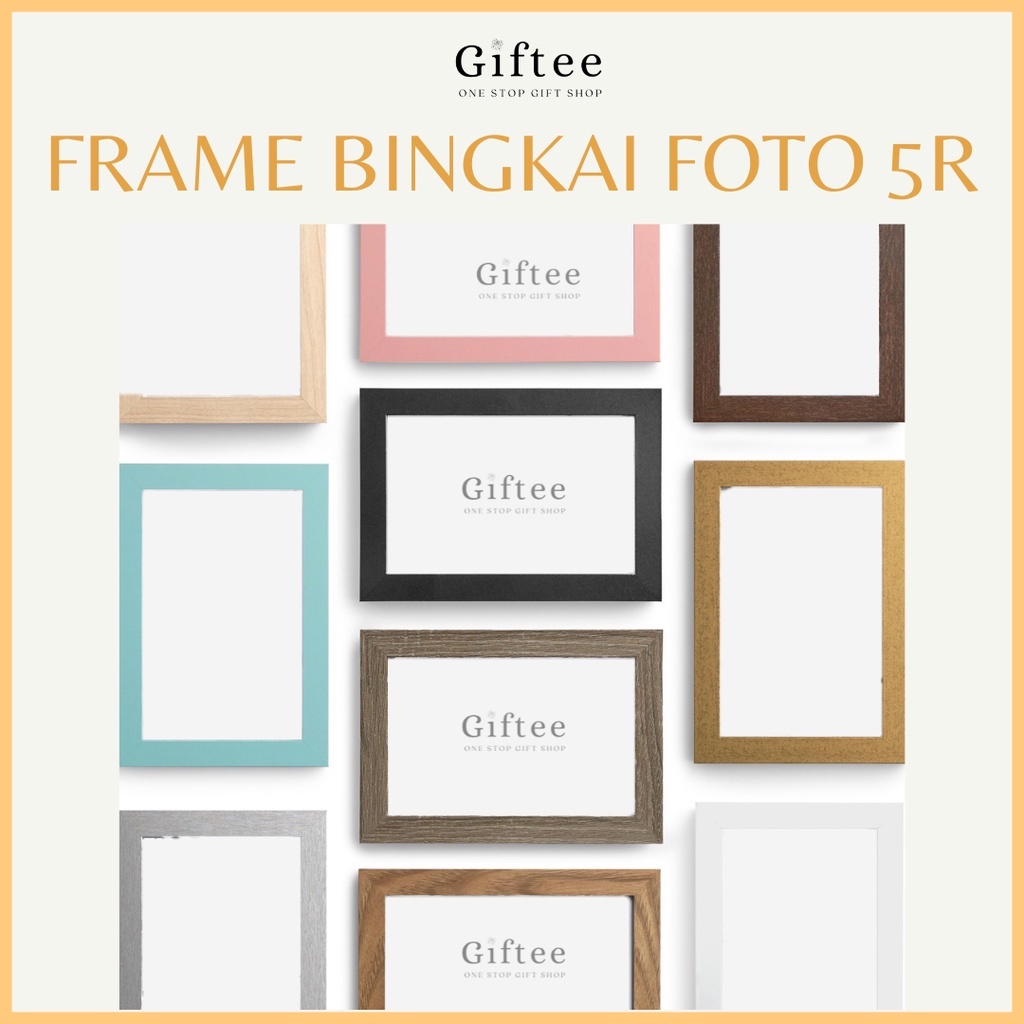 HITAM PUTIH 5r PHOTO FRAME (12,5 X 17,5 CM) TABLE AND WALL USES ...