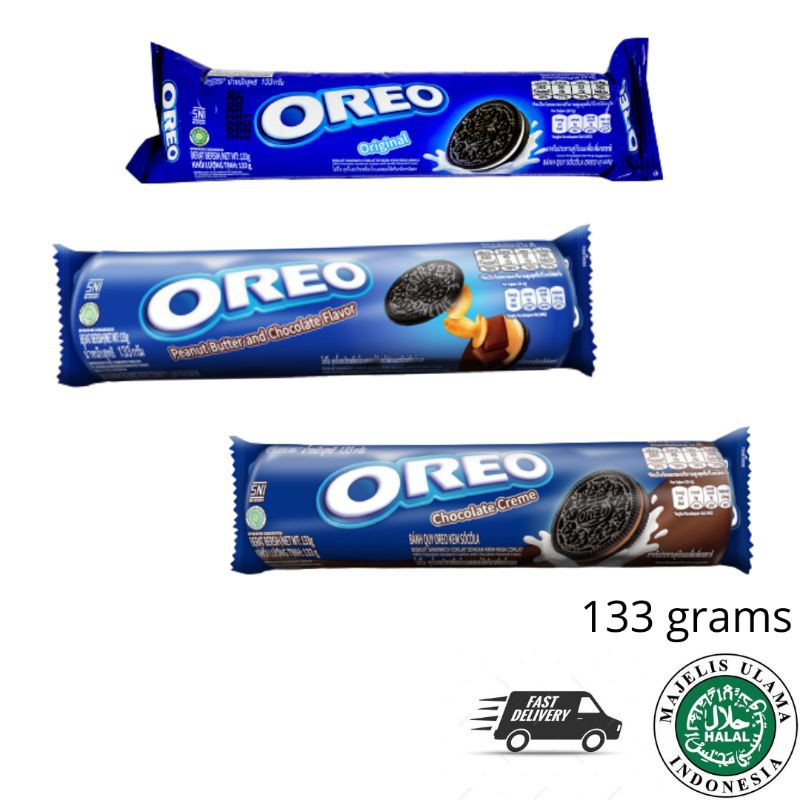 [READY STOCK] OREO 133g (cookies/chocolate/cokelat/creme/jajan/kudapan ...