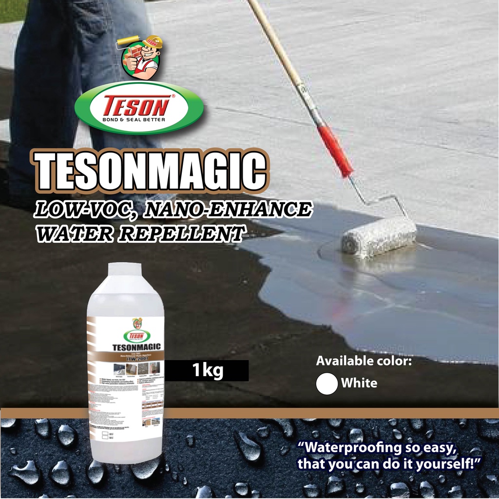 TESONMAGIC Low-Voc, Nano-Enhanced Water Repellent Waterproofing Coating ...