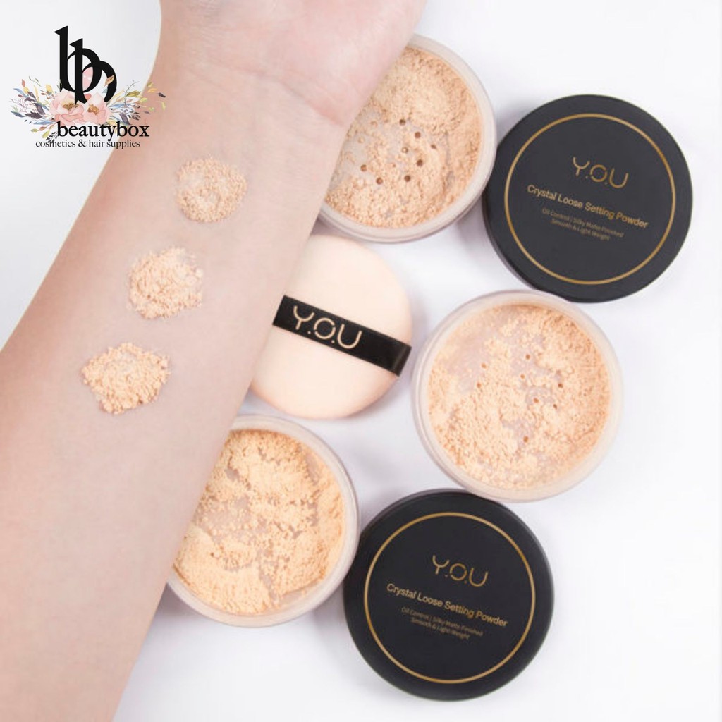 Y.O.U You Basic Collection Crystal Loose Setting powder 6.8g [Oil ...