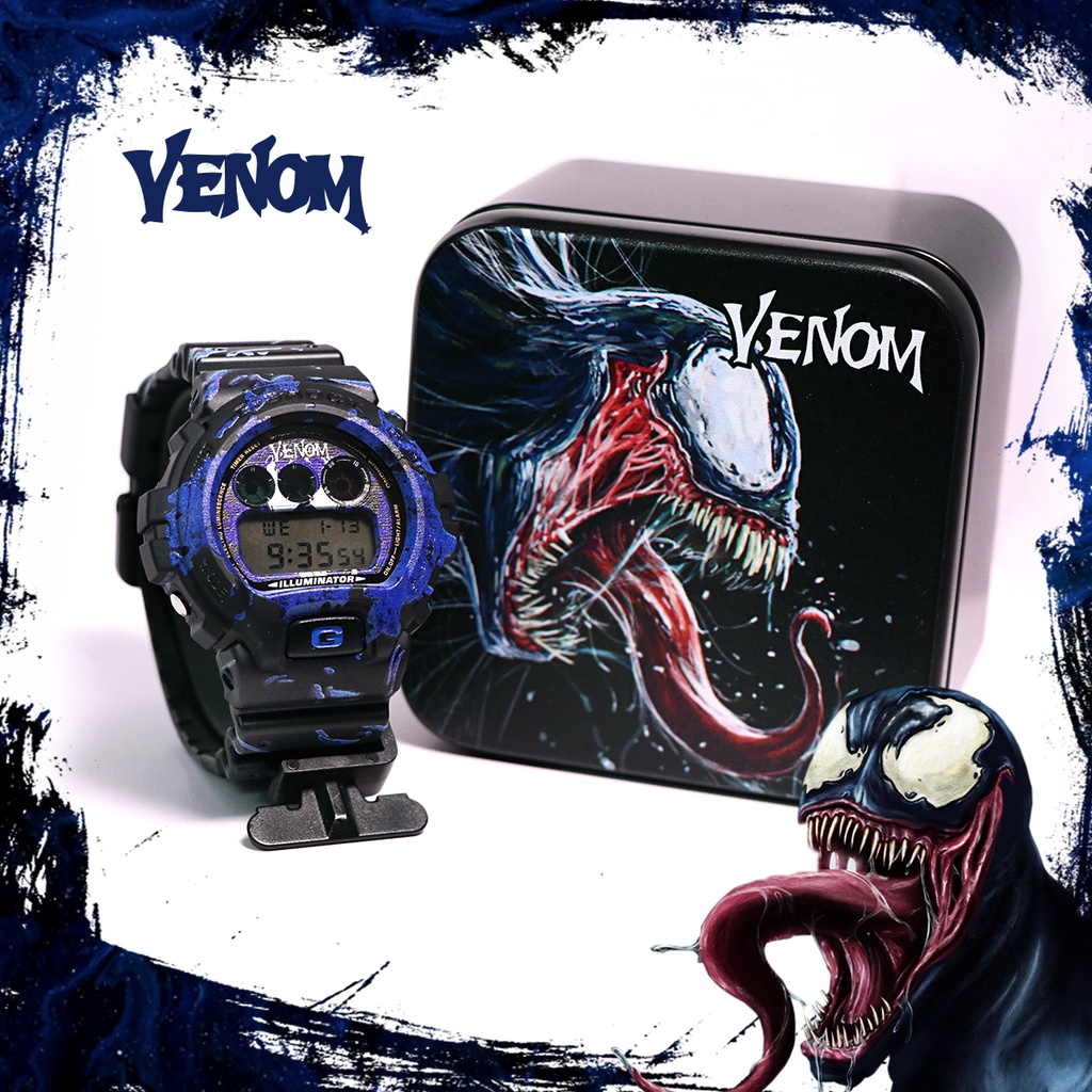 Venom 2 G Shock DW6900 DW 6900 Digital Watch Men Jam G Shock Lelaki Jam ...