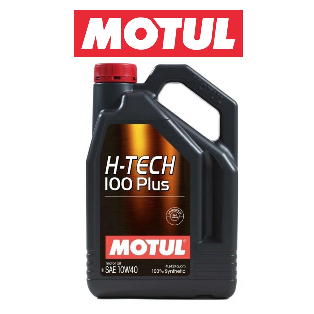 Motul H-Tech 100 Plus 10W40 Fully Synthetic Engine Oil (4L) | Shopee ...