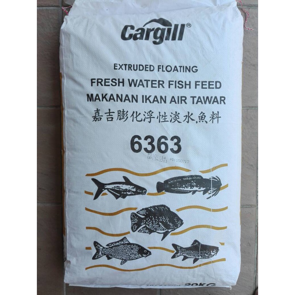 Cargill 6363 Floating Fresh Water Fish Feed Powder 20kg | Shopee Malaysia