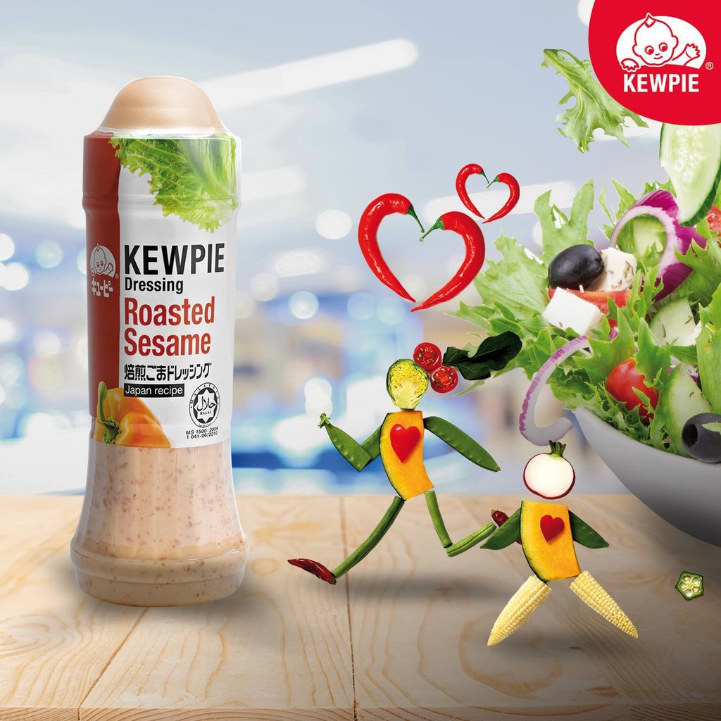 Kewpie Healthy Dressing Roasted Sesame / Yuzu Taste 210ml | Shopee Malaysia