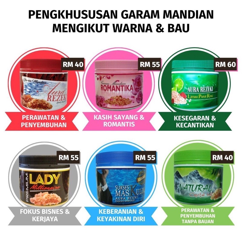 💐Set Mandian Garam Aura Rezeki💐 Gel Mandian Terapi | Siraman 7 Purnama ...