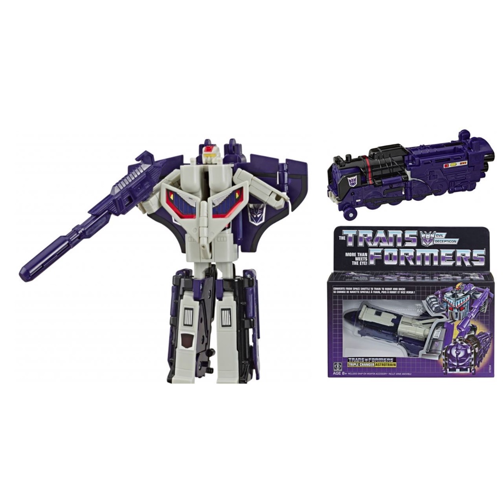 | Hasbro THE TRANSFORMERS TRIPLE CHANGER ASTROTRAIN Evil Deception ...