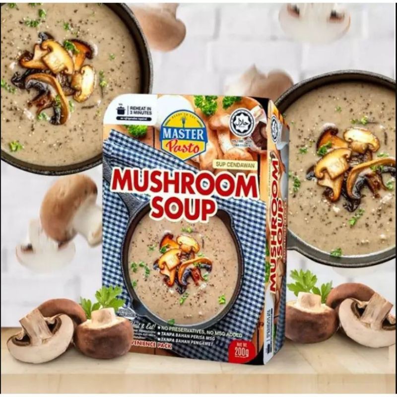 [HALAL- Lioco Food] Mushroom Soup (Value Pack/Convience Pack ...