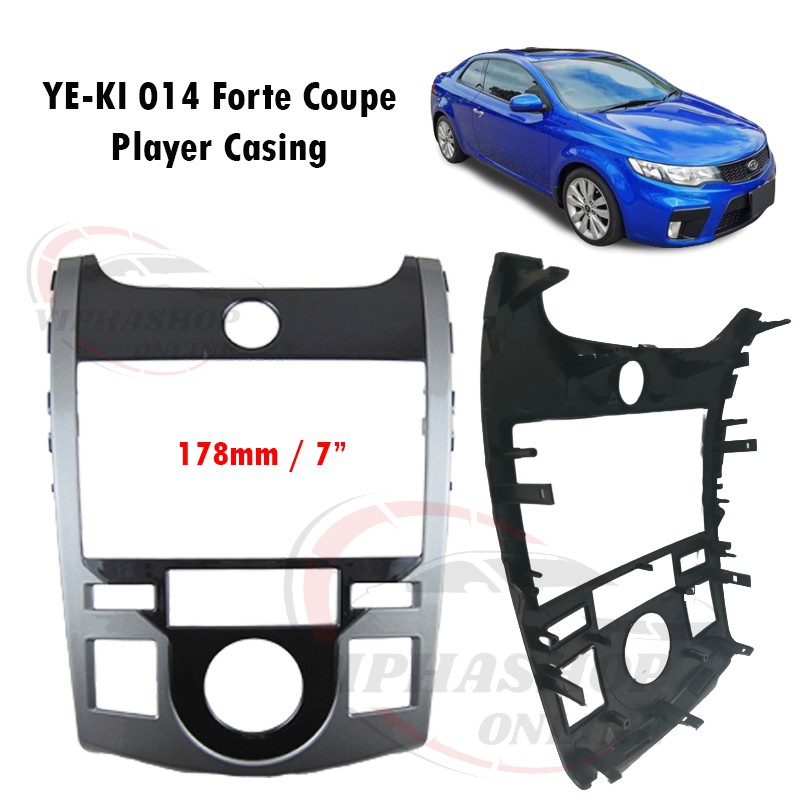 YE-KI 014 KIA Forte Coupe Player Casing (UV Black + Silver) | Shopee ...