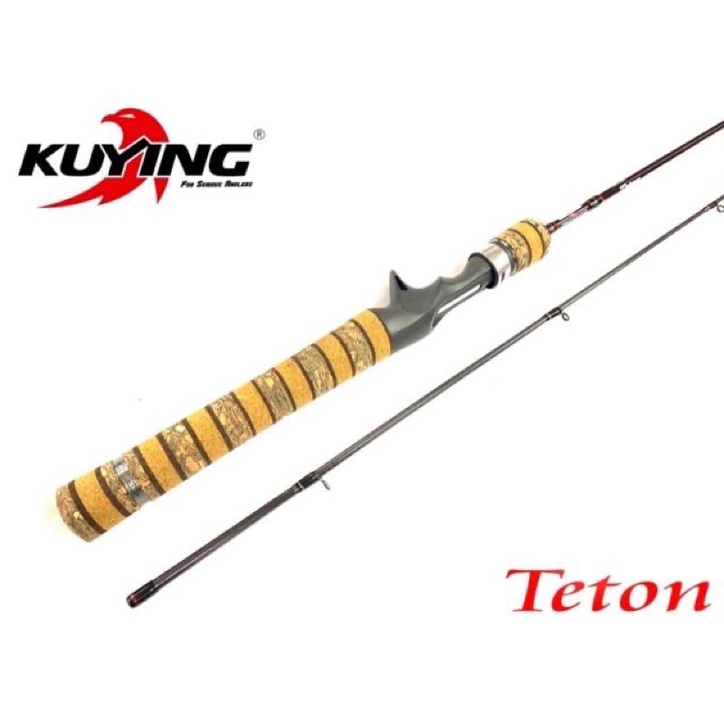 KUYING Teton Ultra Light Spinning & Baitcasting Rod Joran Pancing ...