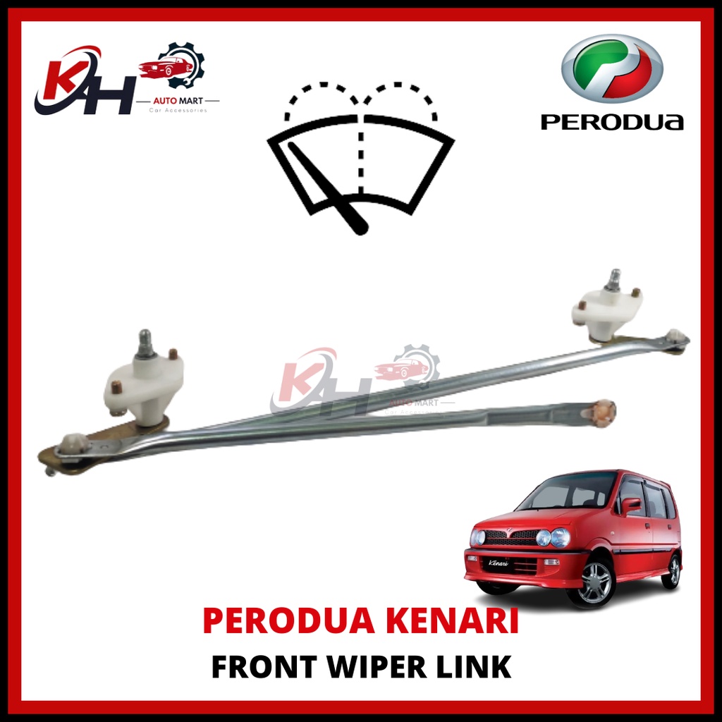 PERODUA KENARI FRONT WIPER LINK (OEM) KERETA VIPER DEPAN READY STOCK ...