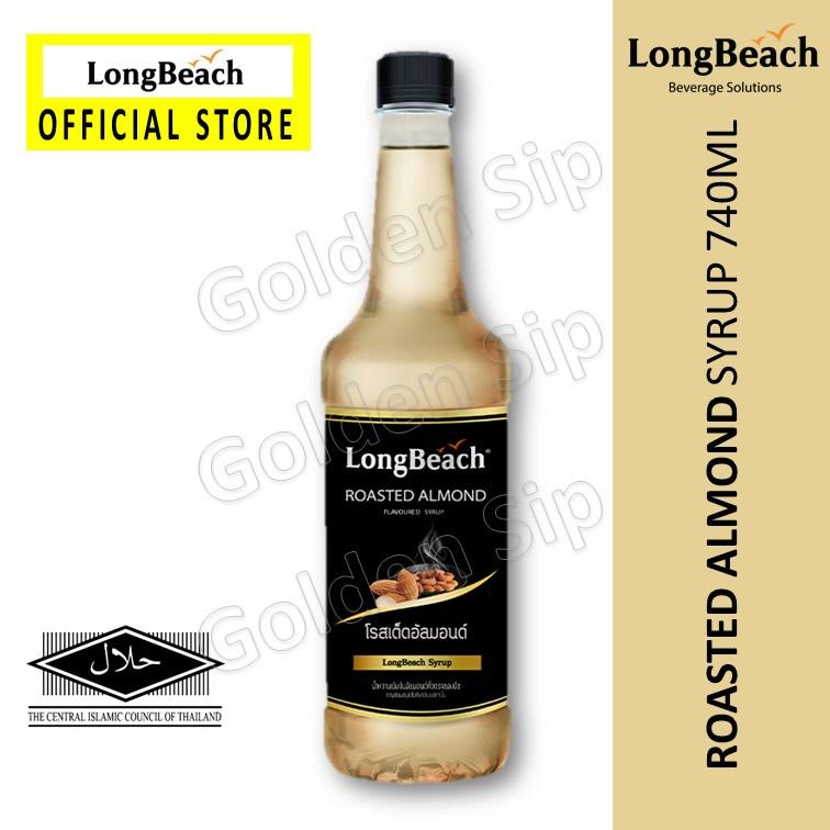 Long Beach Coffee Syrup Series 740ml HALAL Caramel Hazelnut Vanilla ...