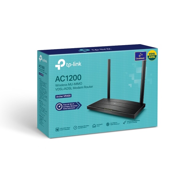 TP-Link Archer VR400 V3 Onemesh AC1200 5Ghz Wireless Dual Band Streamyx ...