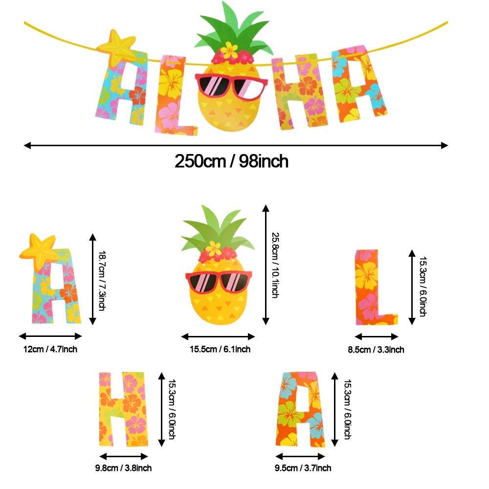 Summer Fruit Party Supplies Watermelon Pineapple Balloon Birthday Party ...