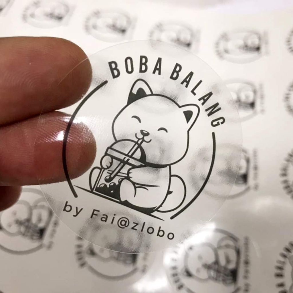 Express Service / STIKER PRODUK - WATERPROOF TRANSPARENT / LUTSINAR ...