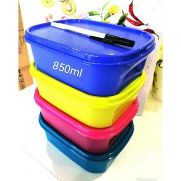 Tupperware Modular mates Mini. Rectangular 850ml | Shopee Malaysia