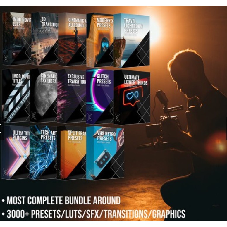 FOUR Editors – Platinum Bundle: Complete All in 1 – 3000+ (For Adobe ...