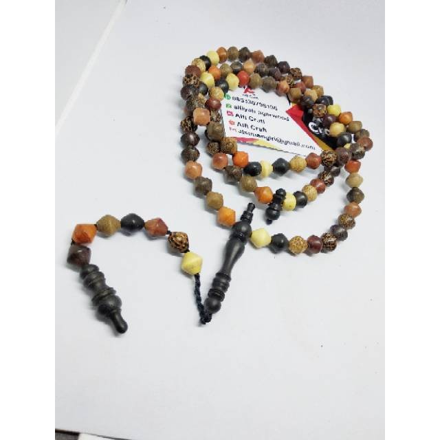 KAYU The Sorcerer's Wooden Tasbih Combination Of 11 Types Of Natural ...