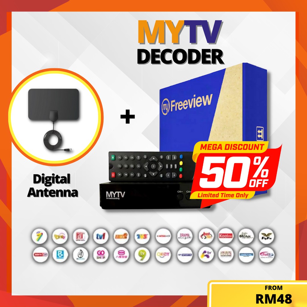 WHOLESALE ORIGINAL MYTV DECODER DVBT2 Dekoder Box DVBT2 HD DTTV Set Top ...