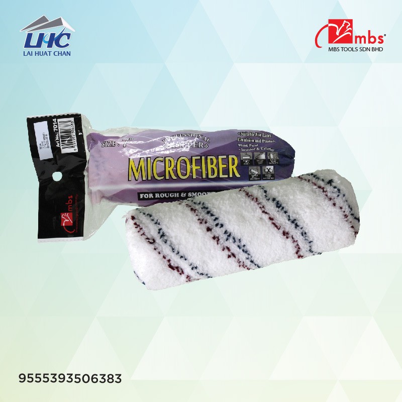 7014 MBS 7" Microfiber Paint Roller Refill / Berus Roller Cat | Shopee ...