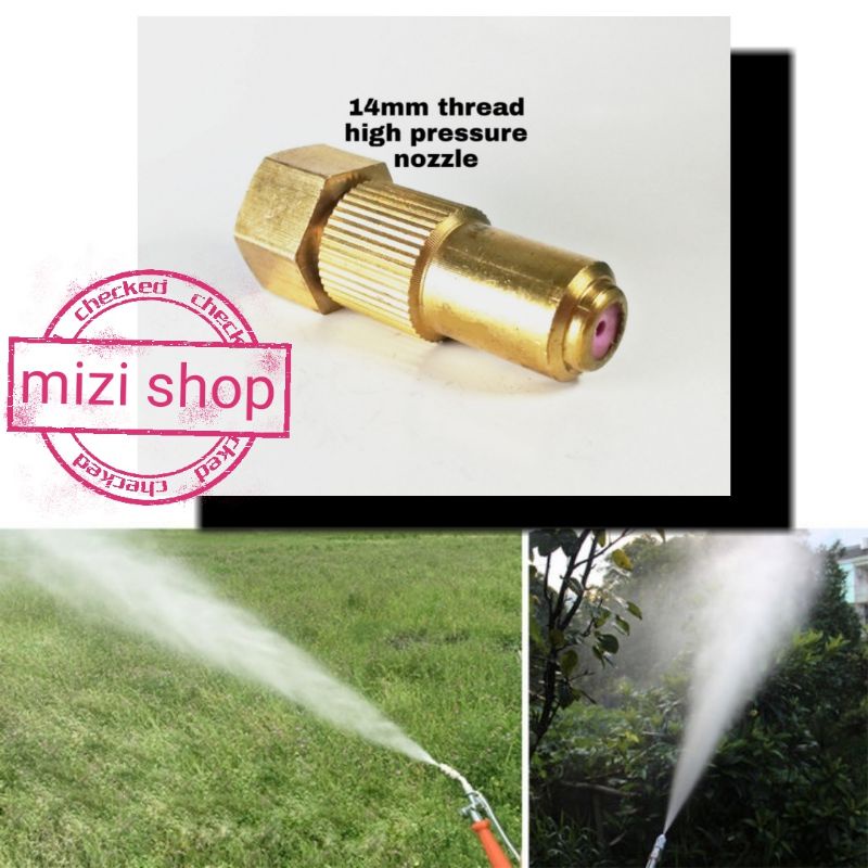 high pressure adjustable nozzle kepala pam racun bateri knapsack thread ...