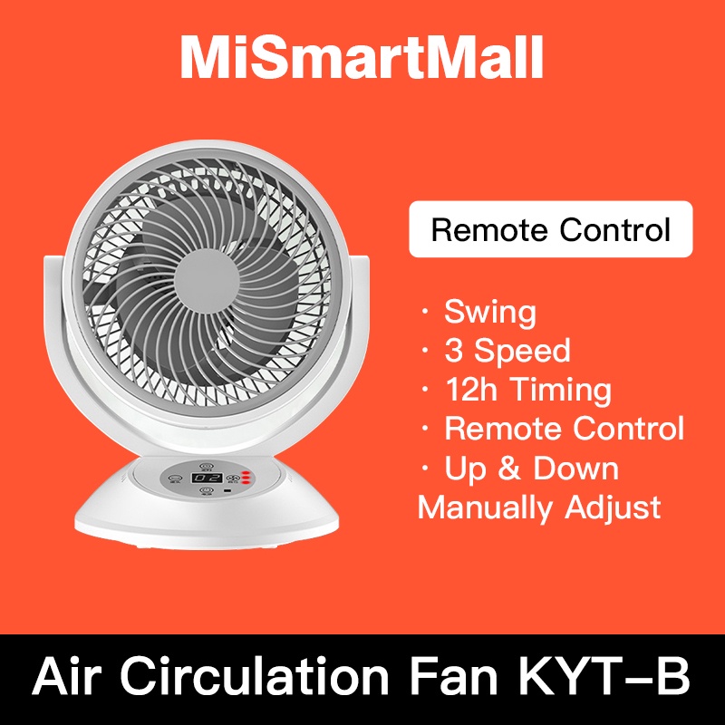 8inch SHMOG Original Japan Turbo Stand Fan Swing & Remote Control ...