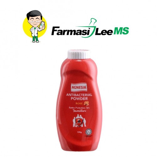 Agnesia Antibacterial Powder Rose 100g (Exp 09/2027) | Shopee Malaysia