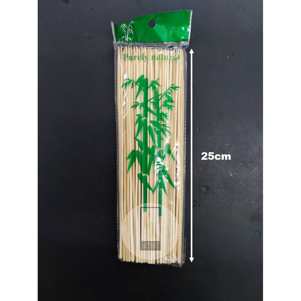 Batang Lidi Satay BBQ Stick Bamboo Skewer Kayu Cucuk Satey Kayu Bunga ...