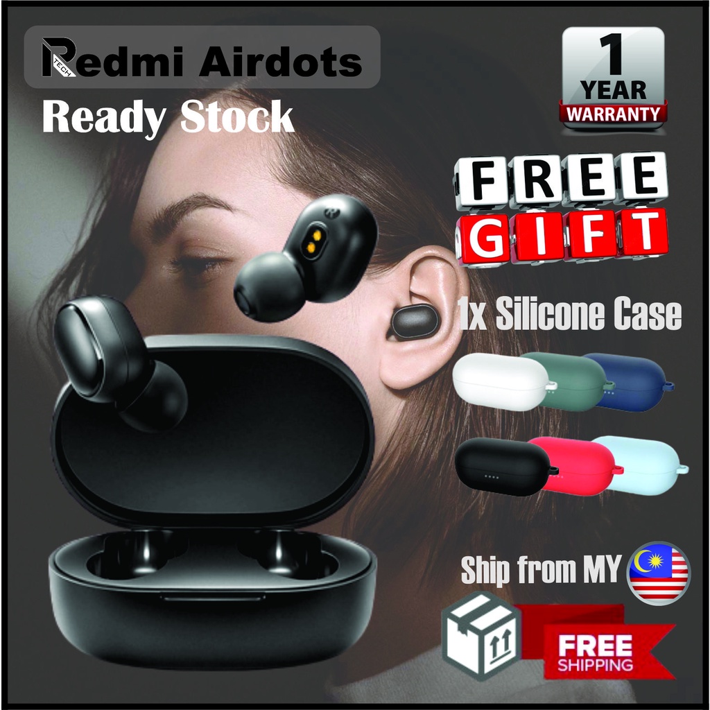 [100% Ori Xiaomi] Redmi AirDots TWS Mi True Wireless EarBuds Basic ...