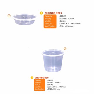 10pcs CB Ware R4 R8 R12 R16 R225 R25 R30 Chunbe Round Microwave Food ...