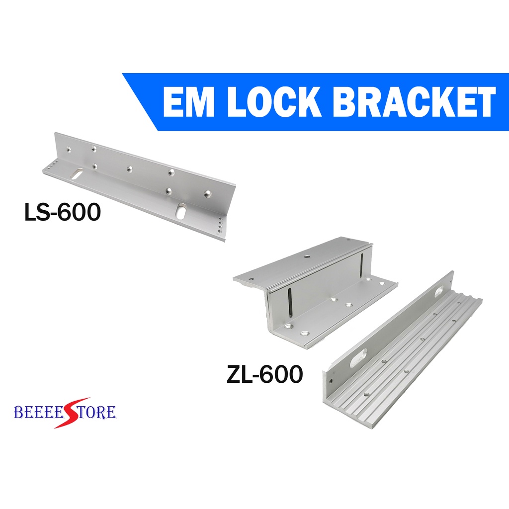 LS-600 / ZL-600 L BRACKET EM LOCK FOR DOOR ACCESS - L BRACKET | Shopee ...