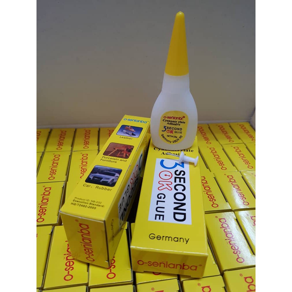 O-senianba 3 second Glue/ Gam 3 Saat/ 三秒胶水🔥Ready Stock🔥 | Shopee Malaysia