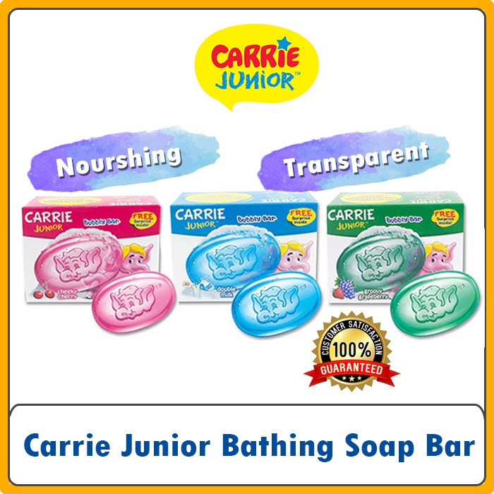 Carrie Junior Transparent Bathing Bubble Bar Soft Soap (Groovy Grape ...