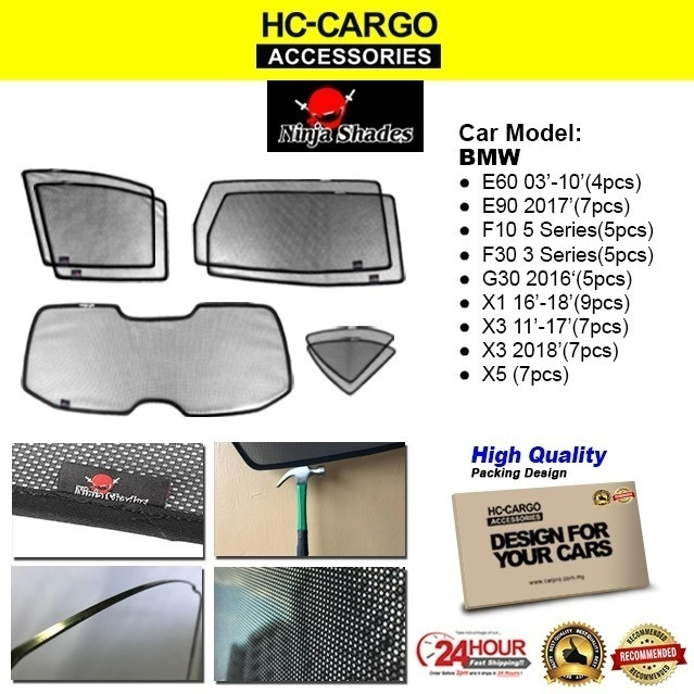 BMW Model Magnetic Ninja Shades Sunshade Ninja Sun Shade | Shopee Malaysia