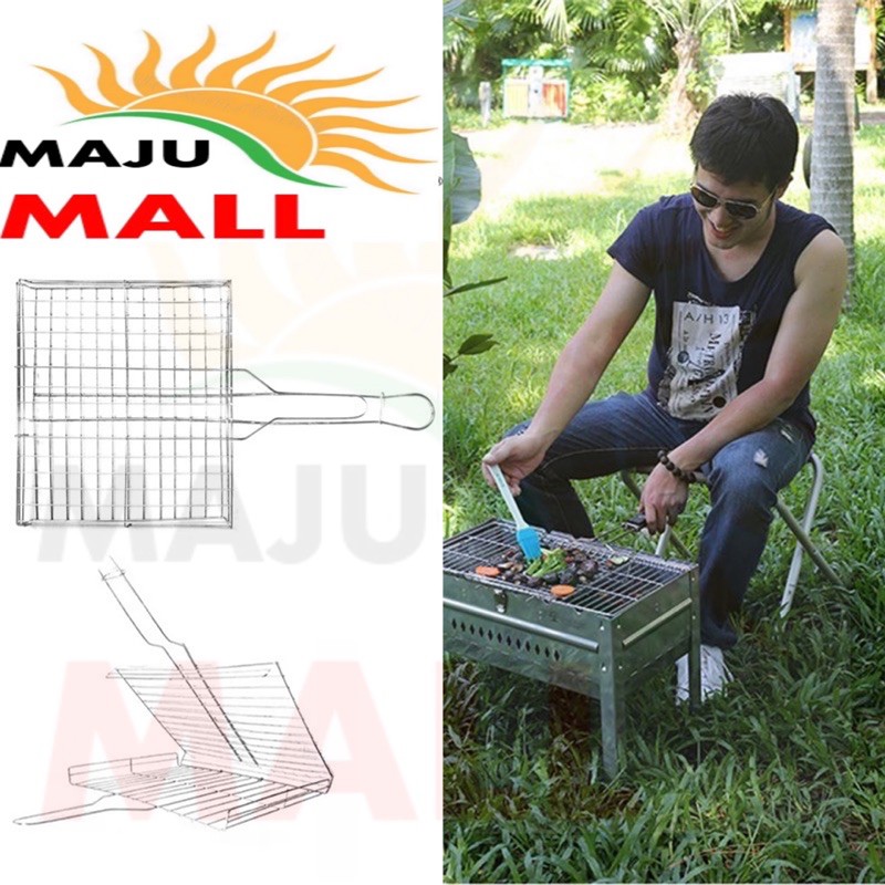 Chrome Fish Toaster Grill Chicken panggang ayam Ikan bakar klip By ...