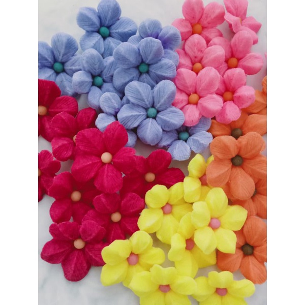 Bunga Gumpaste Edible Flower Cake Topper Bunga Hiasan plum blossom ...