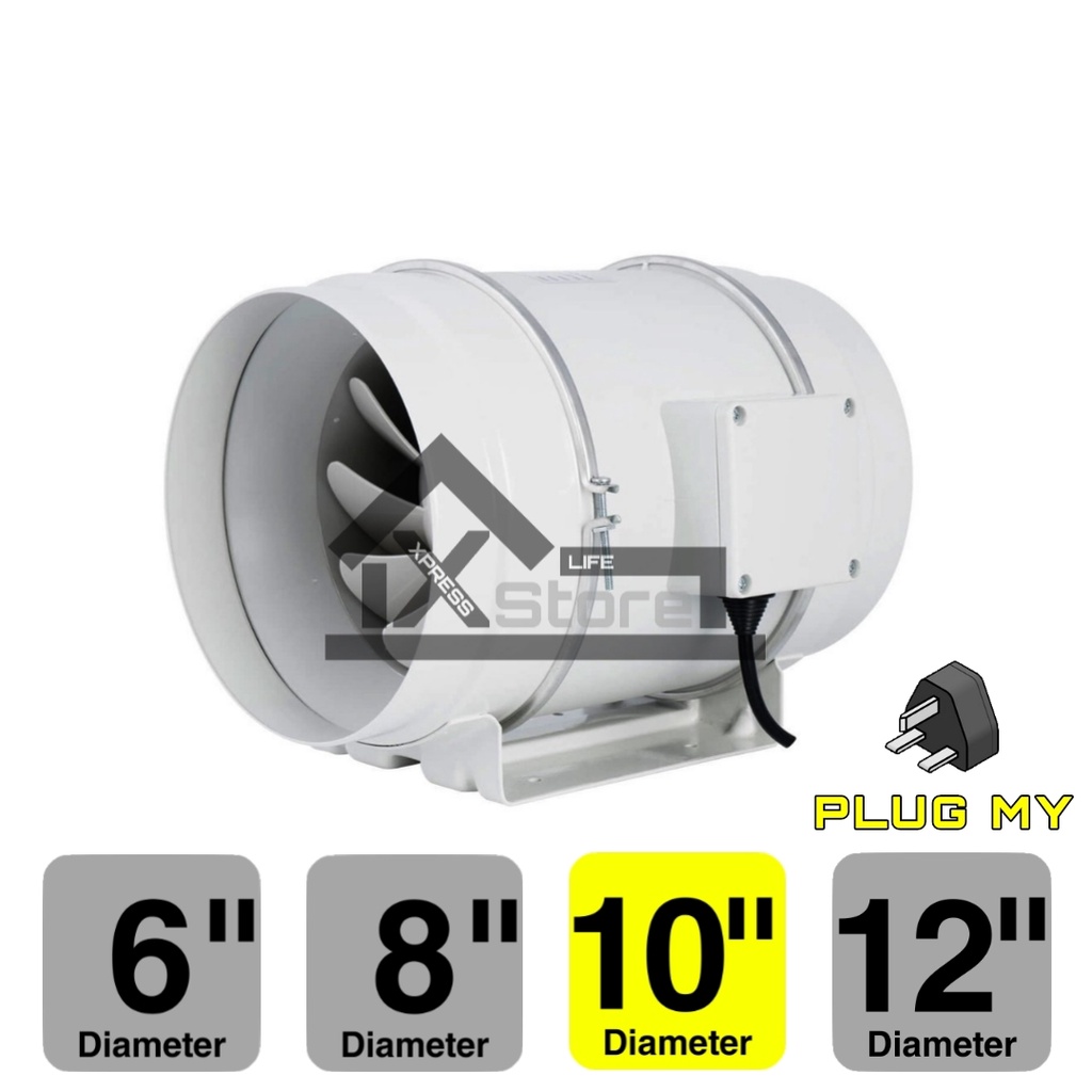 diagonal flow pressurized duct fan bedroom living room toilet kitchen ...