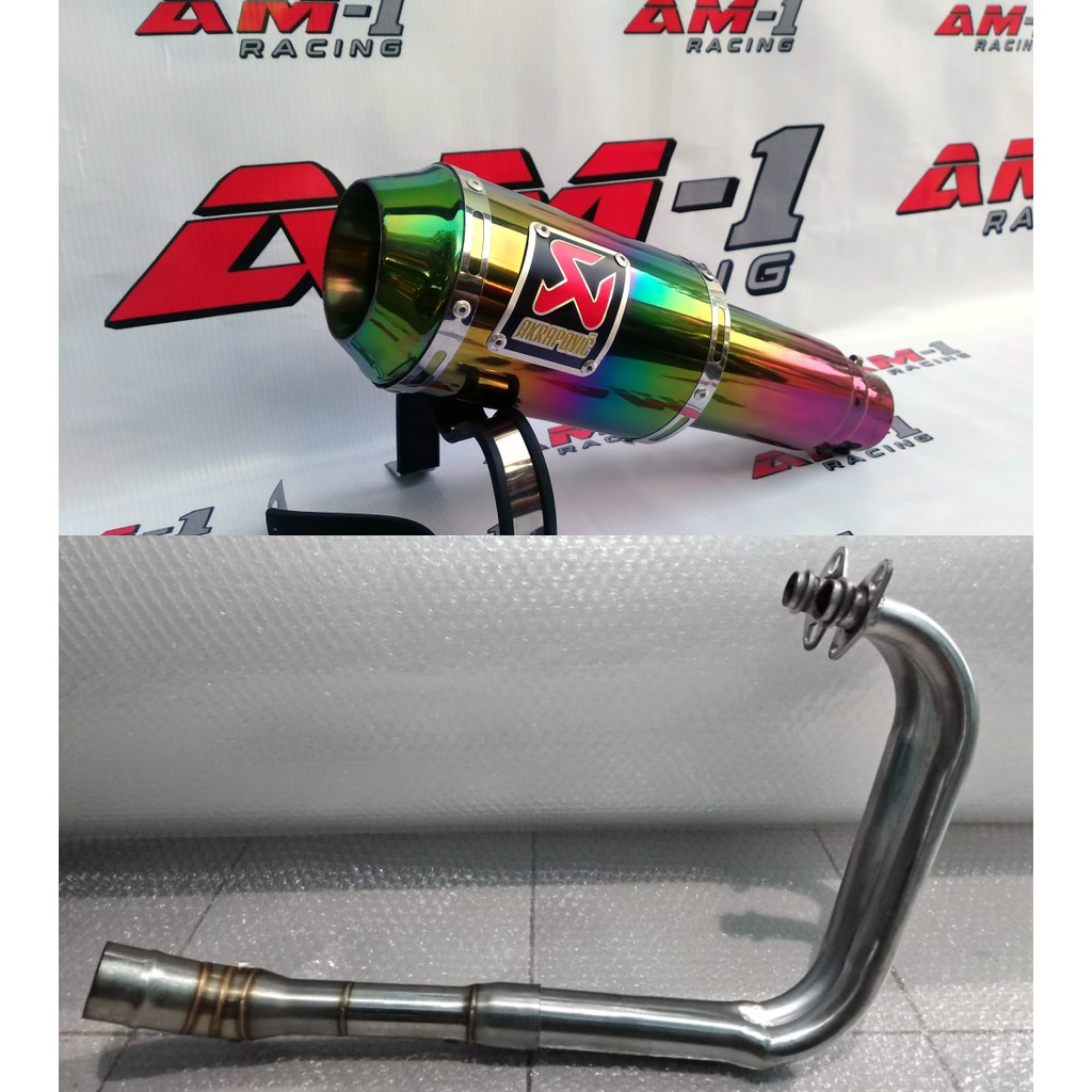Racing Exhaust Underbelly Akrapovic Gp M1 Lorenzo Pelangi Yamaha R25 R 25 Mt25 Mt 25 | Shopee ...