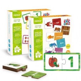 Eric Carle Color Match Puzzle (Matching Numbers and Colors) | Shopee ...
