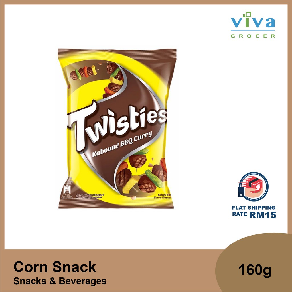Twisties Corn Snack Kaboom BBQ Curry 160g | Shopee Malaysia