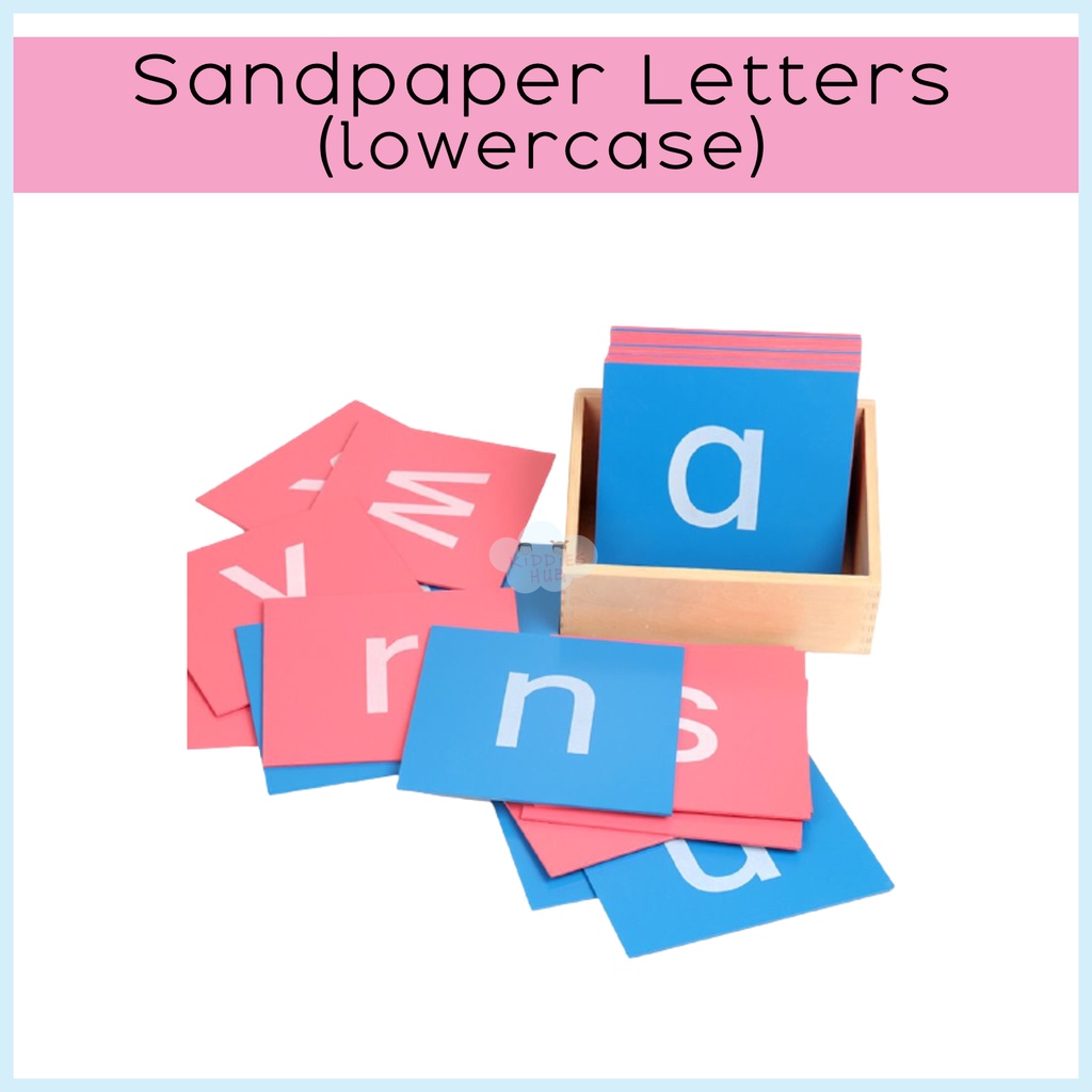 MONTESSORI Sandpaper Lowercase Letters (Pro Version) | Shopee Malaysia