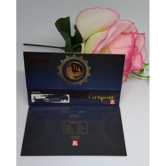 EMAS TULEN MAA SYILING 999.9 1/4 DINAR 1.06GRAM | Shopee Malaysia
