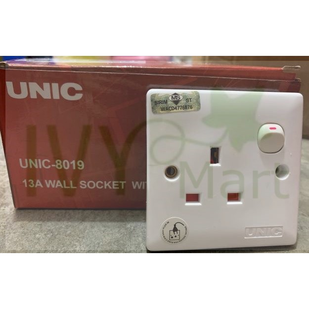 Single Switch Socket Outlet 13A (SIRIM) / Suis Elektrik 1 Gang Electrik ...