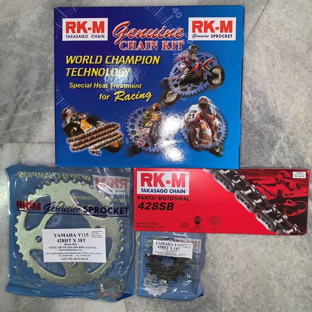 YAMAHA Lagenda115 / SRL115 RKM / RK-M Chain kit / SPROCKET SET | Shopee ...