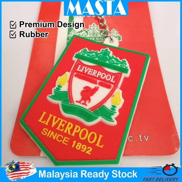 💥Ready Stock💥 Keychain Bola Rubber Premium Liverpool Fc Flag Keychain ...